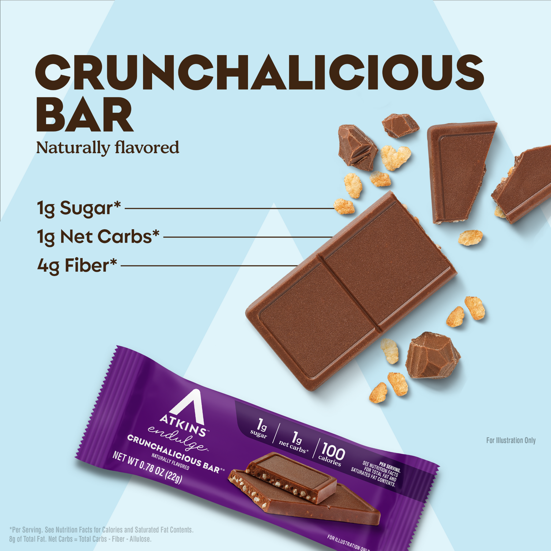 Endulge Crunchalicious Bar – Atkins Online Store