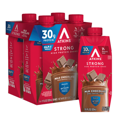 High Protein Low Carb Shakes | Atkins Strong Shakes – Atkins Online Store